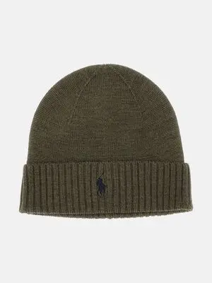 Polo Ralph Lauren Logo Beanie Olive