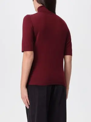 ALLUDE Pullover Sweater - Burgundy