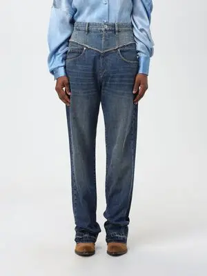 Isabel Marant Étoile Isabel Marant Beige Denim Jeans Blue