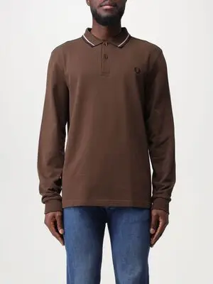 Fred Perry Polo Shirt Men Brown