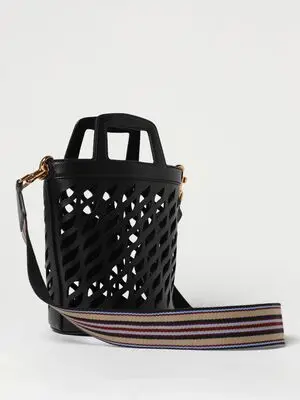 Etro Perforated Leather Bag - Black