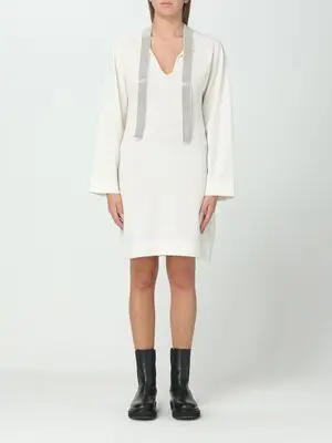 Fabiana Filippi Embellished V-neck Dress