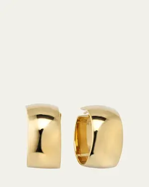 Lana Jewelry 14k Bold Hollow Hoop Earrings - Gold