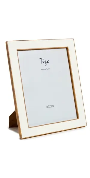 TIZO DESIGN Bone And Resin Frame 8x10 - White