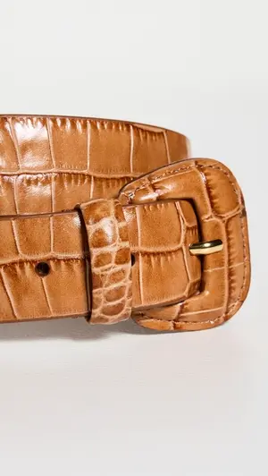 Anderson's Croc-effect Leather Belt