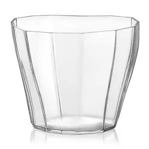 ORREFORS Low Reed Vase - Clear