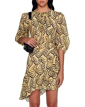 yellow lace dress for women Harrie Yellow Lace Mini Dress - US 4