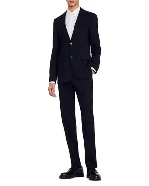 Sandro Formal Suit Jacket - Black