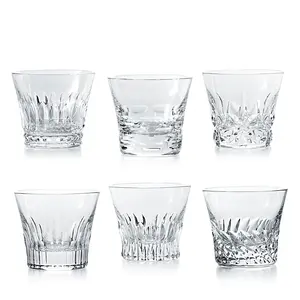 THE MARTHA, BY BACCARAT Everyday Tumbler Ii #3 Old Fashion Tumbler, Set Of 6 - Clear