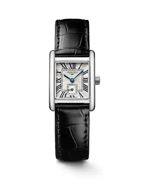 LONGINES Mini Dolcevita Watch, 21.5mm X 29mm - Silver/black