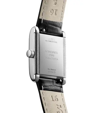 LONGINES Mini Dolcevita Watch, 21.5mm X 29mm - Silver/black