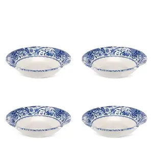 SPODE Italian Brocato Cereal Bowl, Set Of 4 - Blue