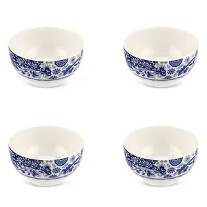 SPODE Italian Brocato 4.3 Bowl, Set Of 4 - Blue