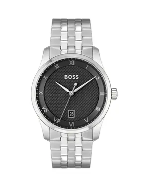 Hugo Boss Principle Watch, 41mm - Black/silver