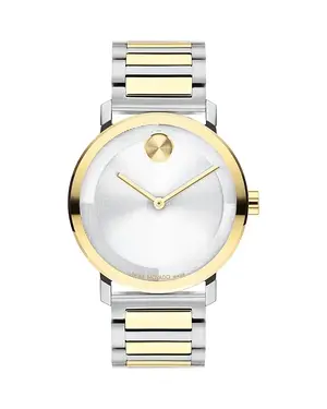 Movado Two-tone Bracelet Watch 40mm - Silver/two-tone