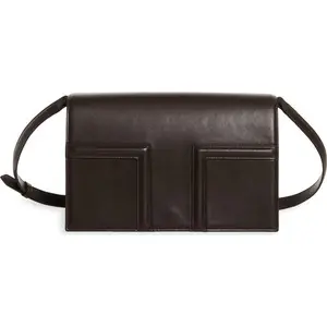 TOTEME T-flap Crossbody Bag - Coffee