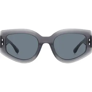 Isabel Marant Isabel Marant 54mm Gradient Cat Eye Sunglasses Grey/grey