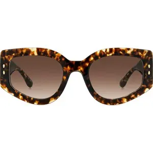 Isabel Marant 54mm Gradient Cat Eye Sunglasses - Havana/ Brown Gradient