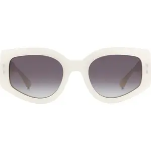 Isabel Marant Isabel Marant 54mm Gradient Cat Eye Sunglasses Pearl White/ Grey Shaded