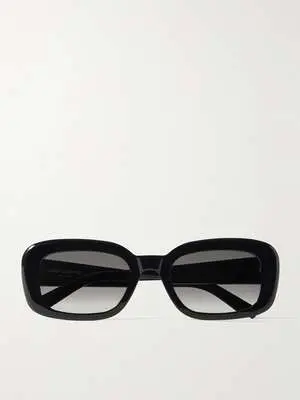 Saint Laurent Rectangular-frame Recycled Acetate Sunglasses