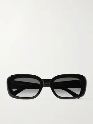 Saint Laurent Rectangular-frame Recycled Acetate Sunglasses