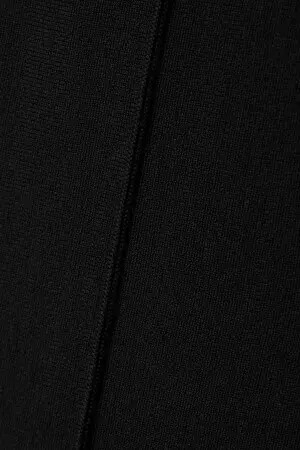 Khaite Marlowe Cutout Merino Wool Top - Black