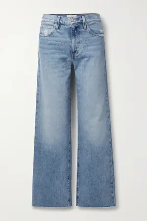 SLVRLAKE Grace High-rise Wide-leg Jeans - Blue