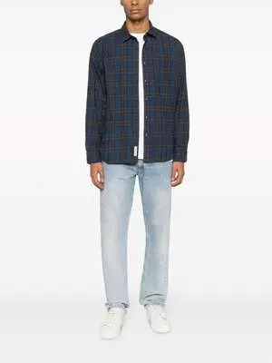 Woolrich Long-sleeve Checked Cotton Shirt