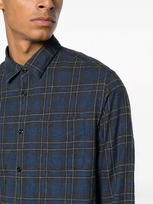 Woolrich Long-sleeve Checked Cotton Shirt