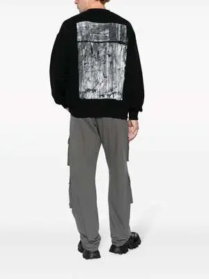 Off-White Abstract-print Cotton Sweatshirt