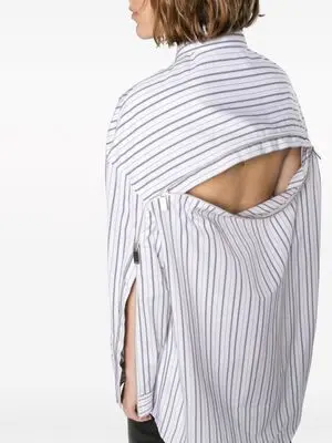 Off-White Striped Cotton Shirt