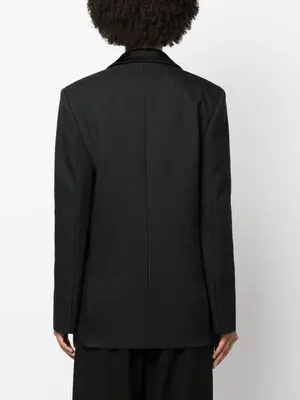 Off-White Single-breasted Tuxedo Blazer