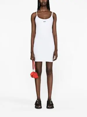 Off-White Off Stamp Jersey Minidress