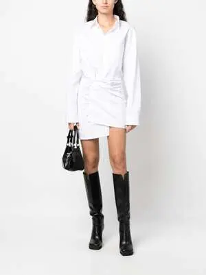 Off-White Asymmetric Shirtdress