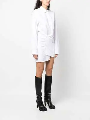 Off-White Asymmetric Shirtdress