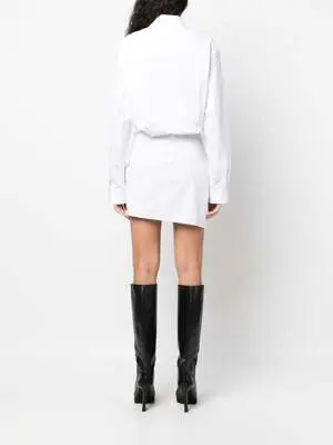 Off-White Asymmetric Shirtdress