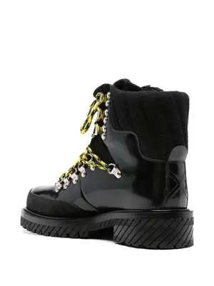 Off-White Patent-leather Ankle Boots