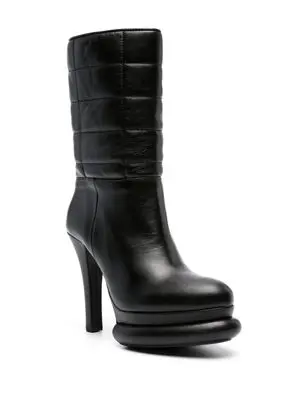 PALOMA BARCELO 120mm Quilted-panel Platform Boots