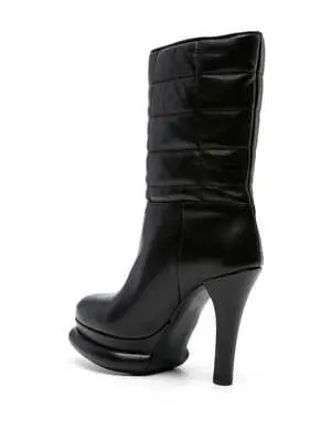 PALOMA BARCELO 120mm Quilted-panel Platform Boots