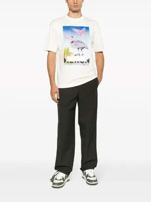 Heron Preston Censored Heron Cotton T-shirt - Neutrals