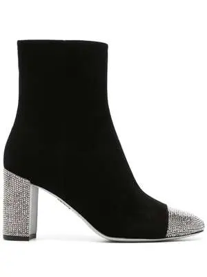 Rene Caovilla Block Heel Booties