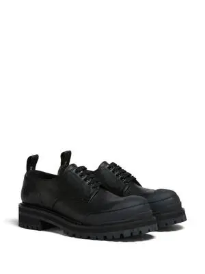 Marni Leather Derby Shoes - Black