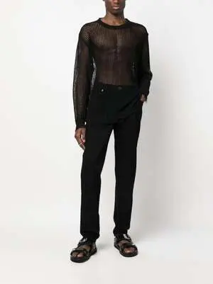 Eckhaus Latta Mid-rise Straight-leg Jeans