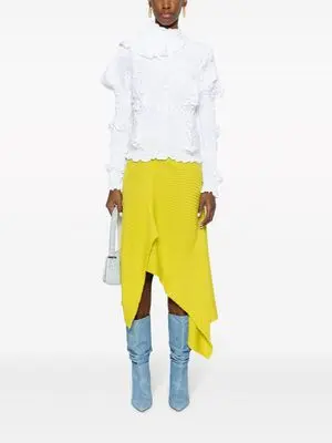 MARQUES' ALMEIDA Asymmetric Merino Midi Skirt