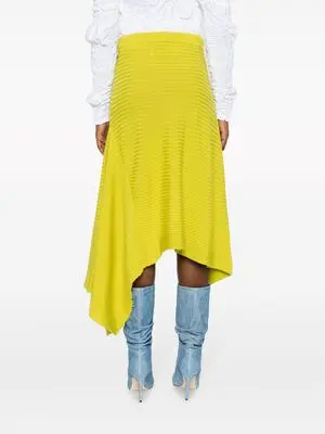MARQUES' ALMEIDA Asymmetric Merino Midi Skirt