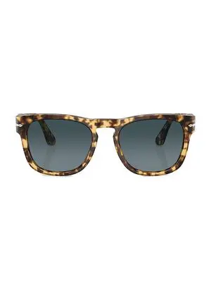 Persol 54mm Elio Square Sunglasses Blue Gradient