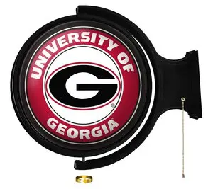 THE FAN-BRAND Ncaa Round Rotating Lighted Wall Clock