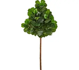NEARLY NATURAL 6.5-ft Artificial Fiddle Leaf Tr E