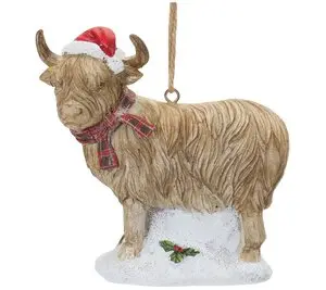 MELROSE Highland Cow Ornament