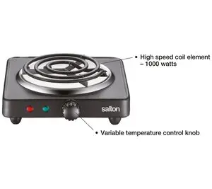 CHEFMAN Salton Single Portable Cooktop